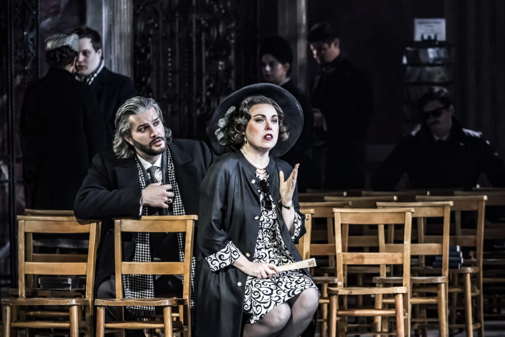 A trenchant production of Tosca which moves its Roman setting into a ...